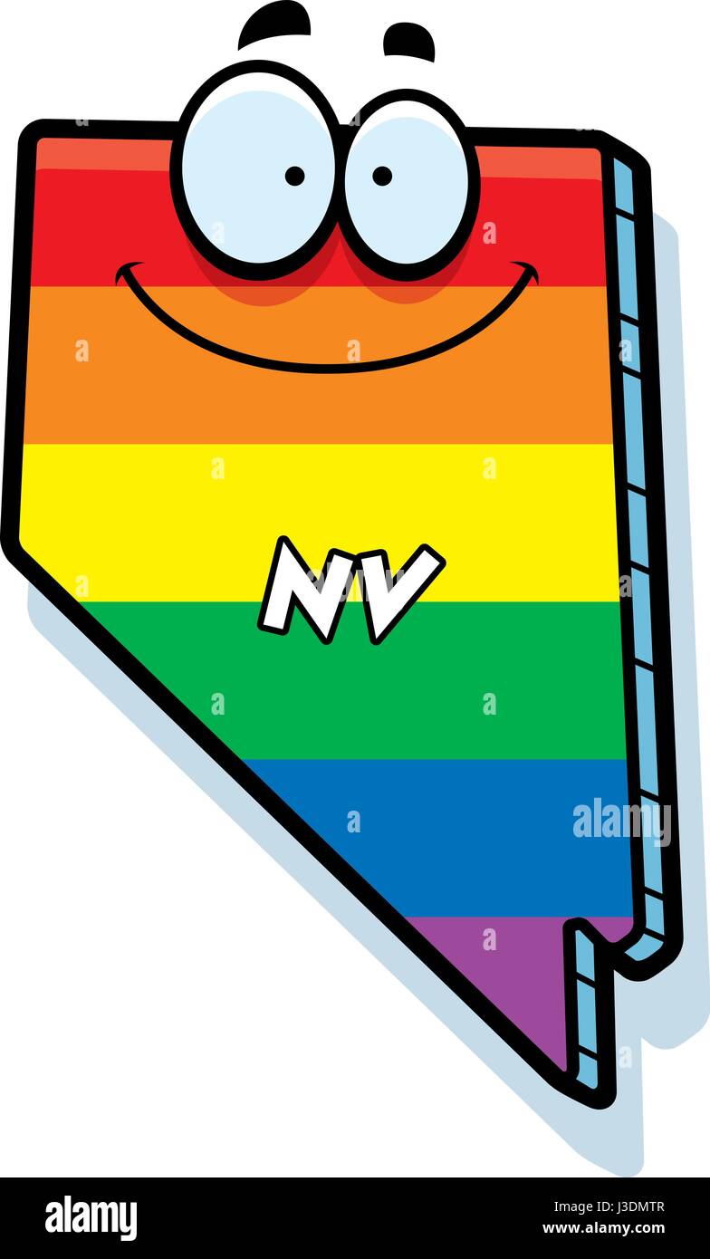 Drapeau de nevada Banque d'images vectorielles - Alamy