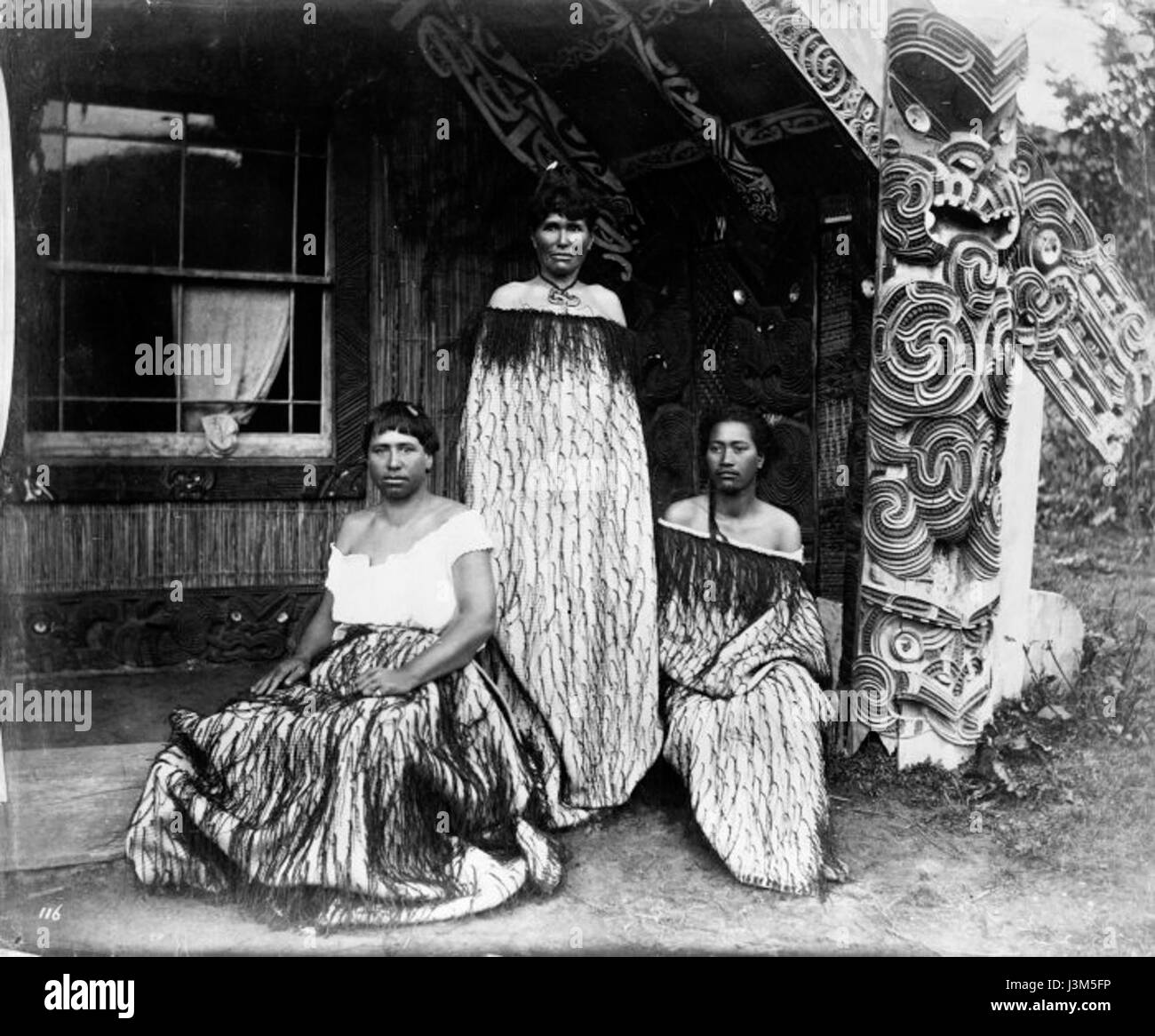 Guides autochtones Banque d'images noir et blanc - Alamy