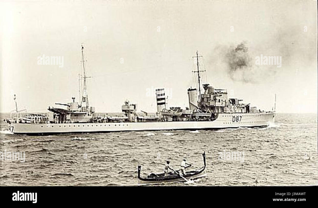 Le HMS Isis (D87) était un destroyer de la Royal Navy lancé en 1936. Il ...