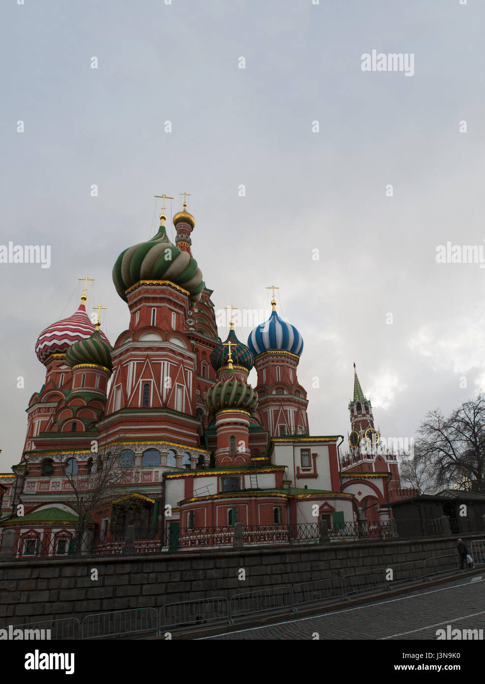 Moscou : la cathédrale de Saint Basil, symbole de la ville, l'église ...