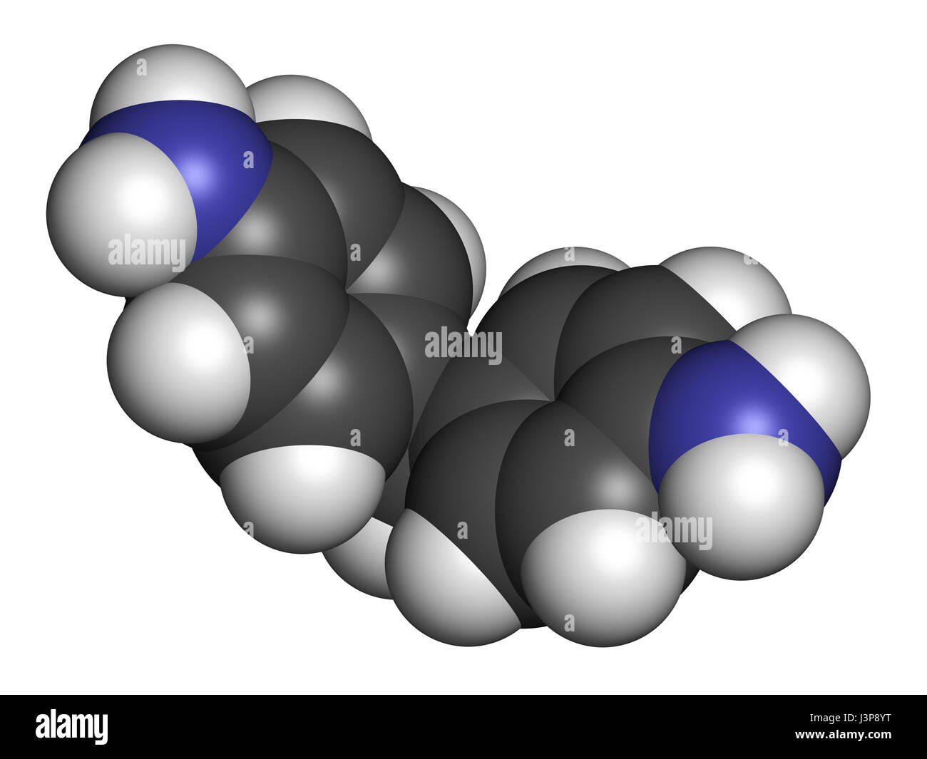 4,4'-methylenedianiline methylenedianiline (MDA), molécule. Suspecté de ...