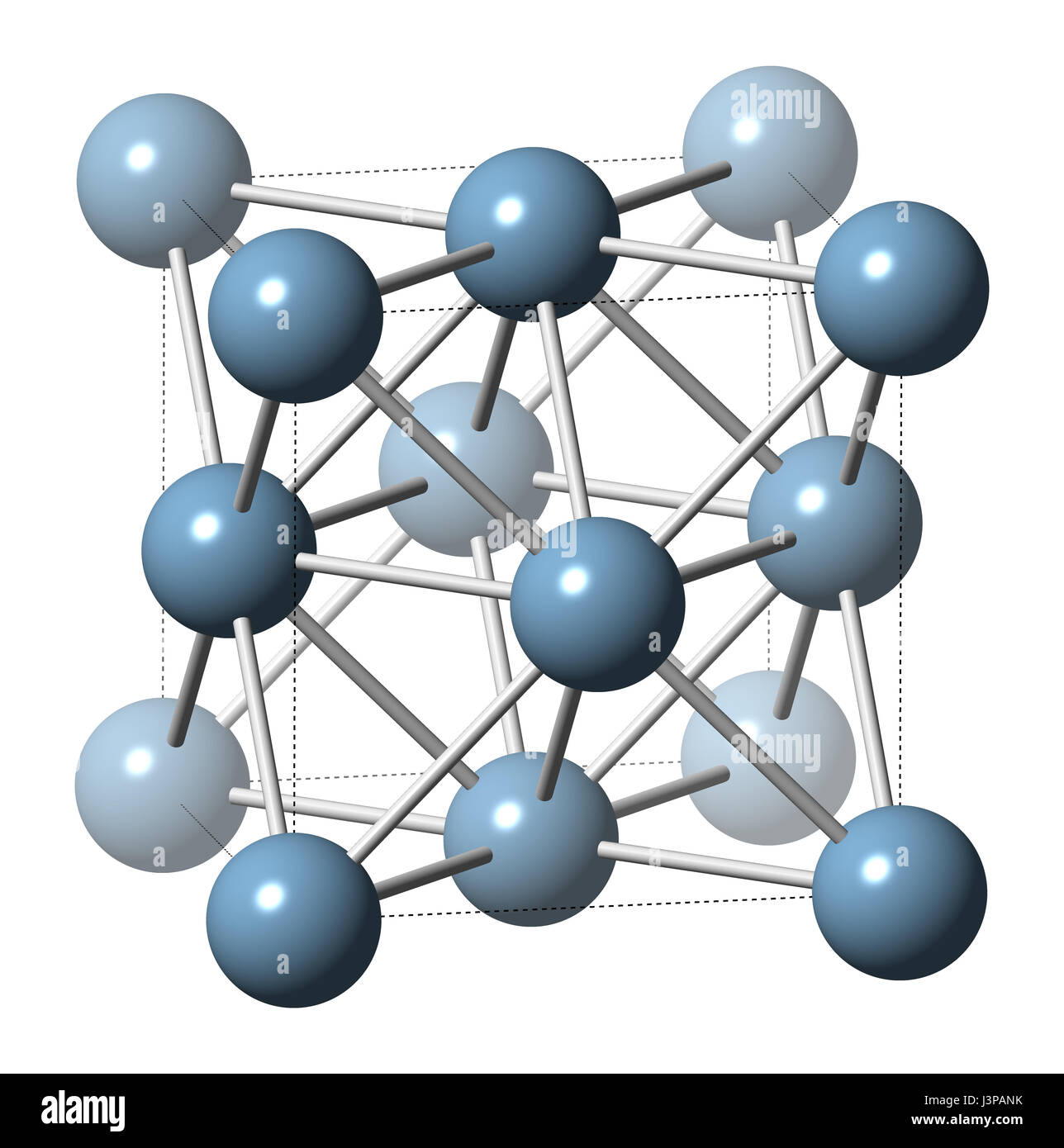L'aluminium (aluminium) metal, structure cristalline Photo Stock - Alamy