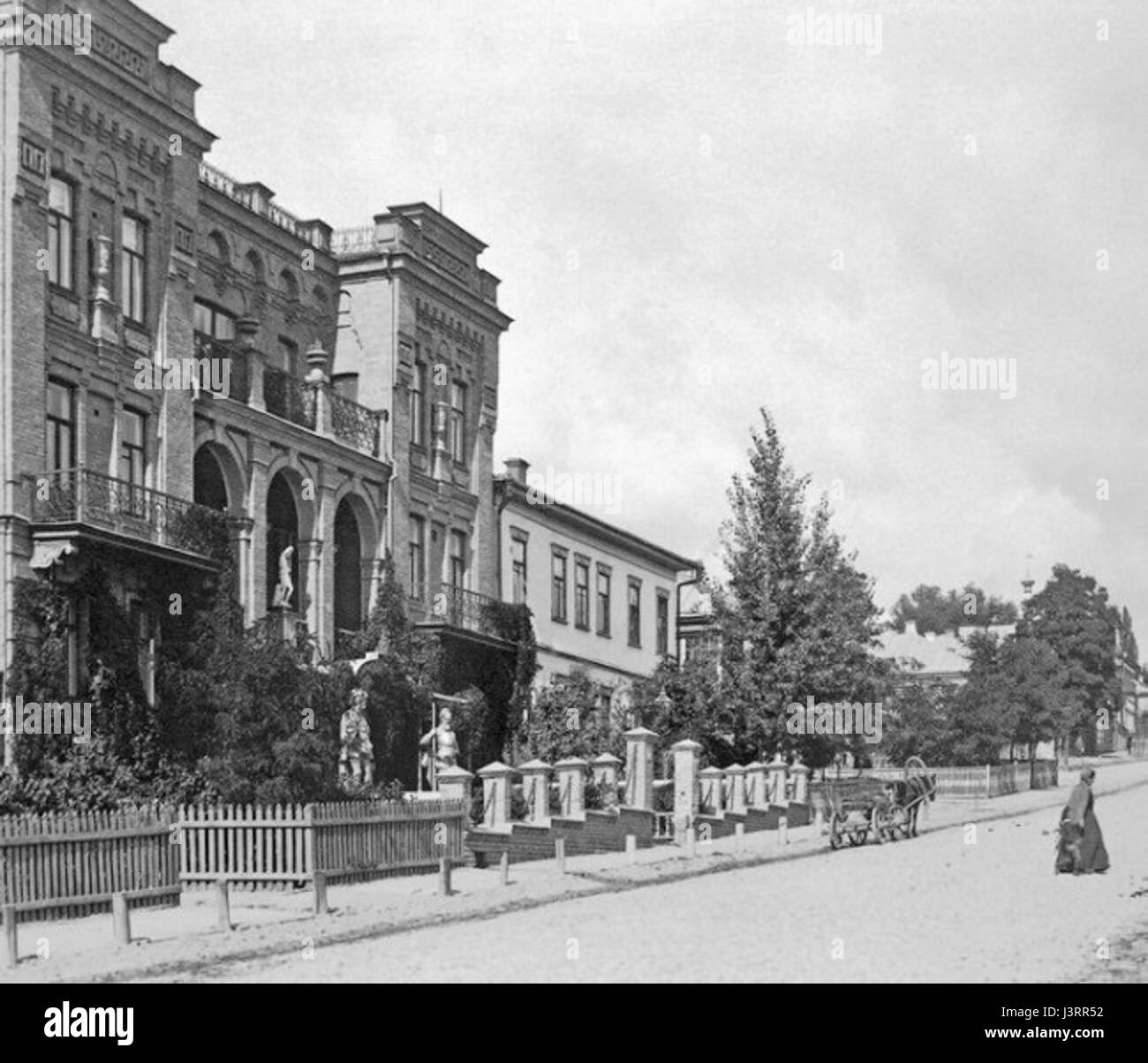 Kiev capitale de l'ukraine Banque d'images noir et blanc - Alamy