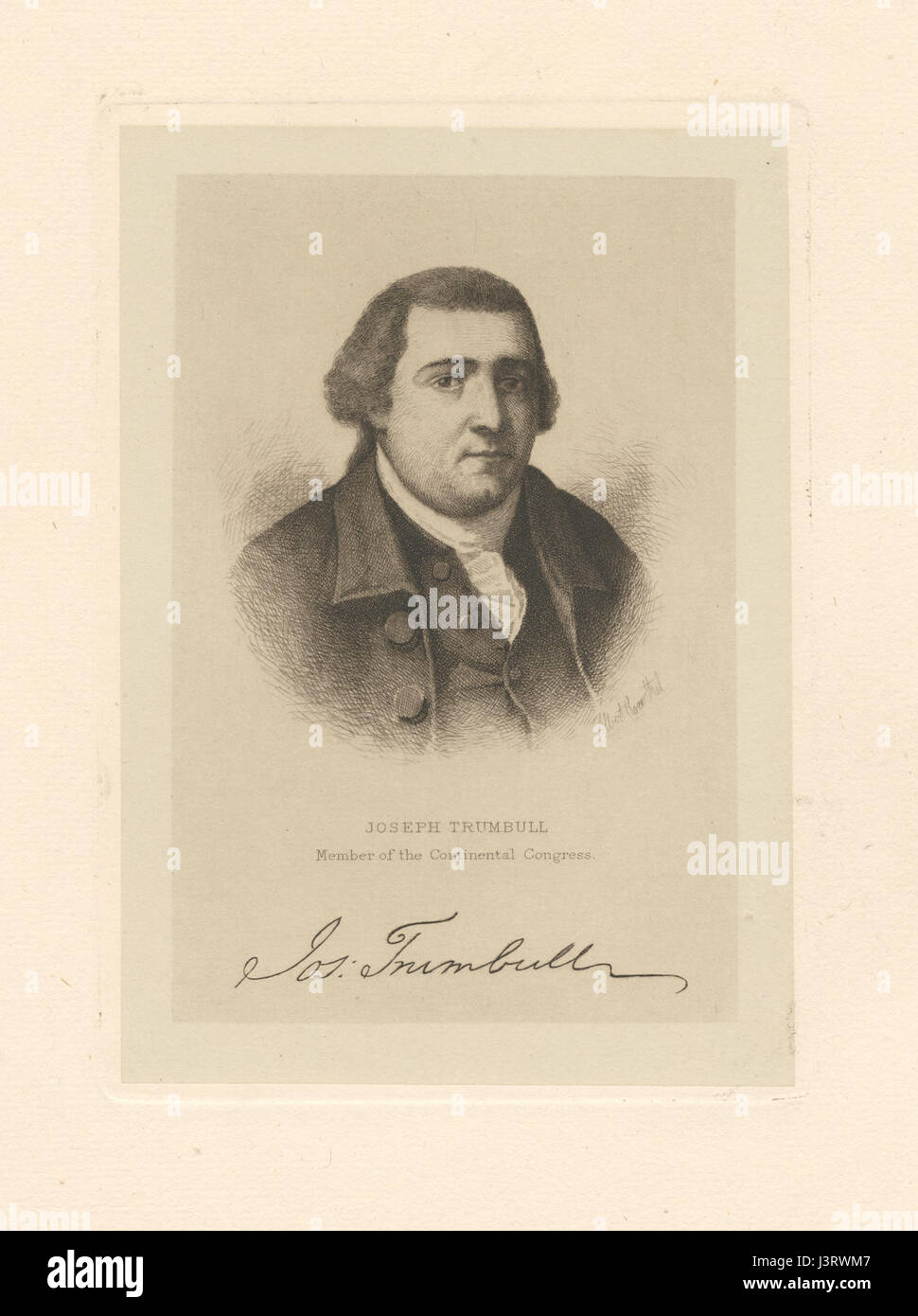Joseph Trumbull était un artiste américain connu pour ses portraits et ...