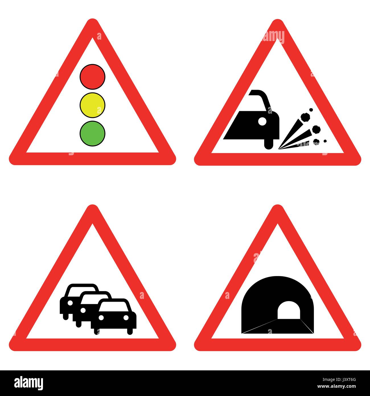 Symboles de circulation Banque d'images vectorielles - Alamy