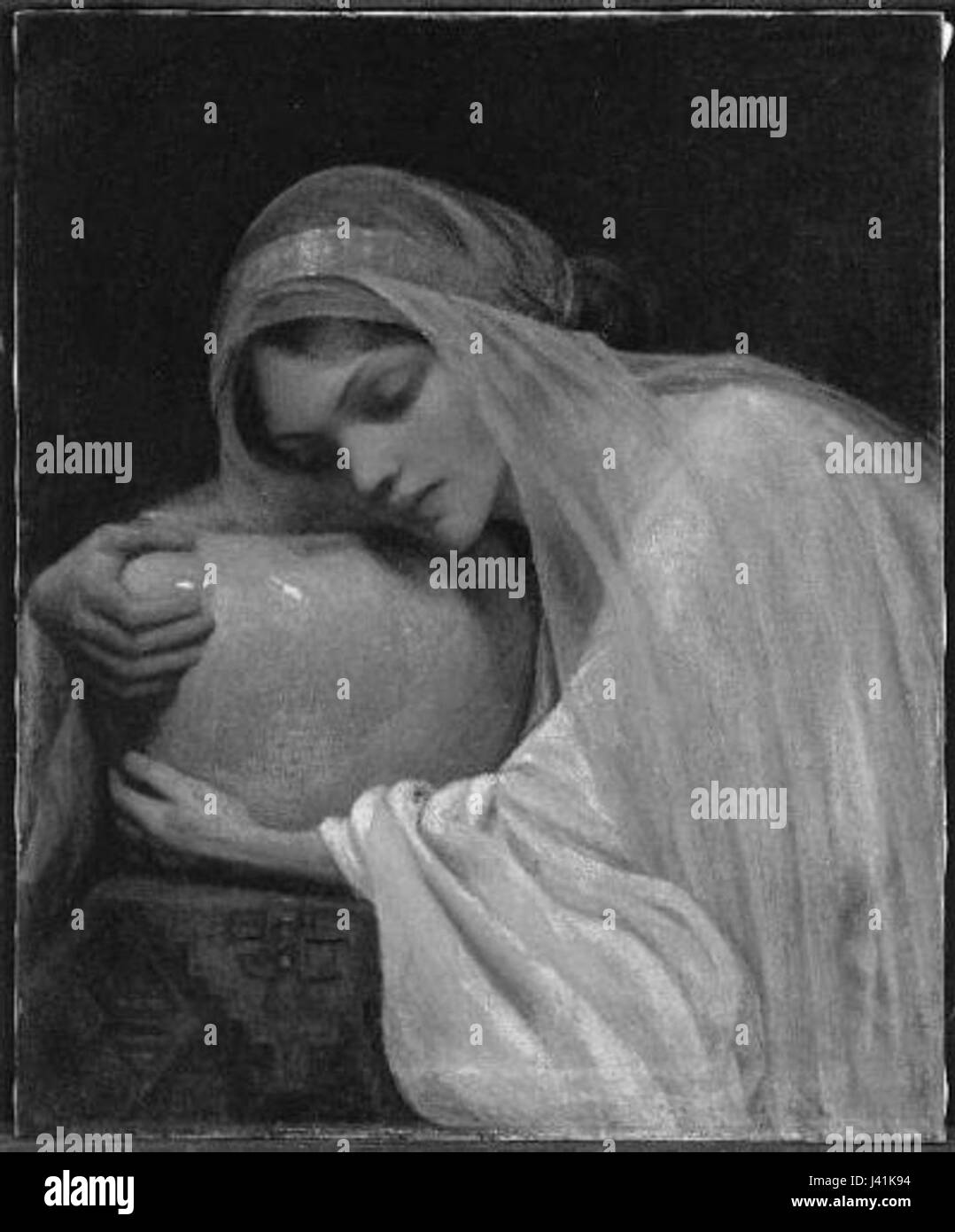 Isabella and the pot of basil Banque d'images noir et blanc - Alamy