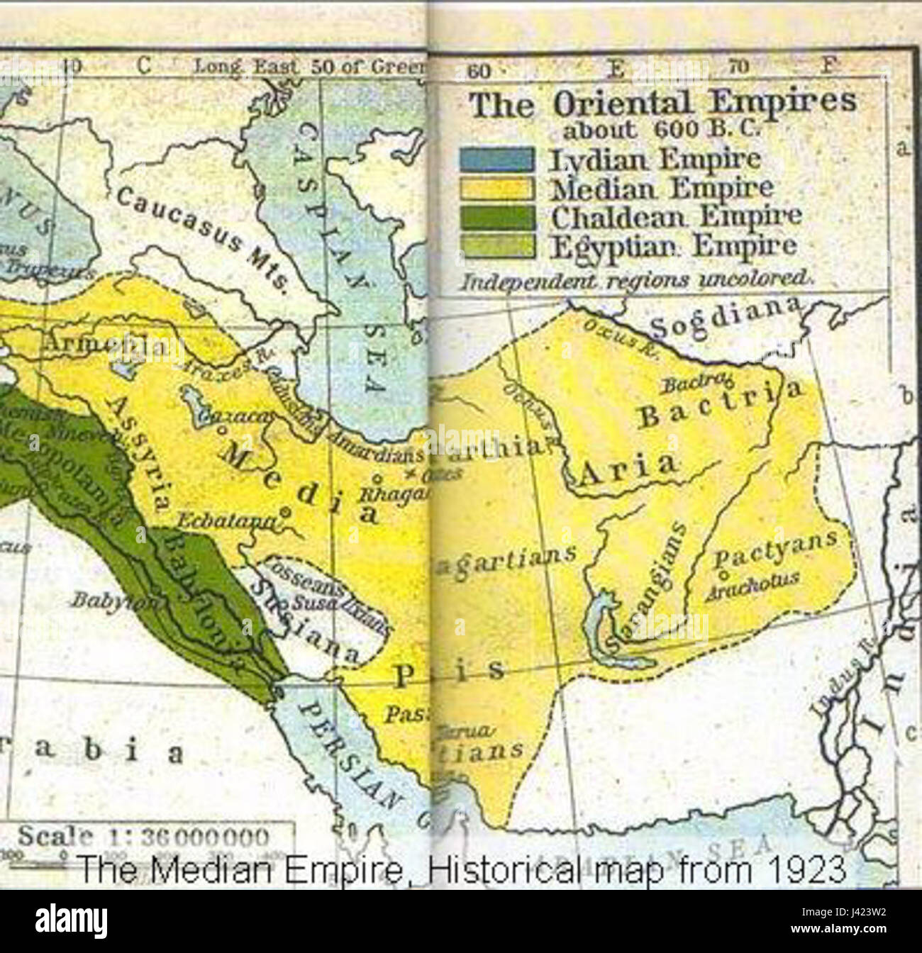 Map the ancient persian empire Banque de photographies et d’images à ...