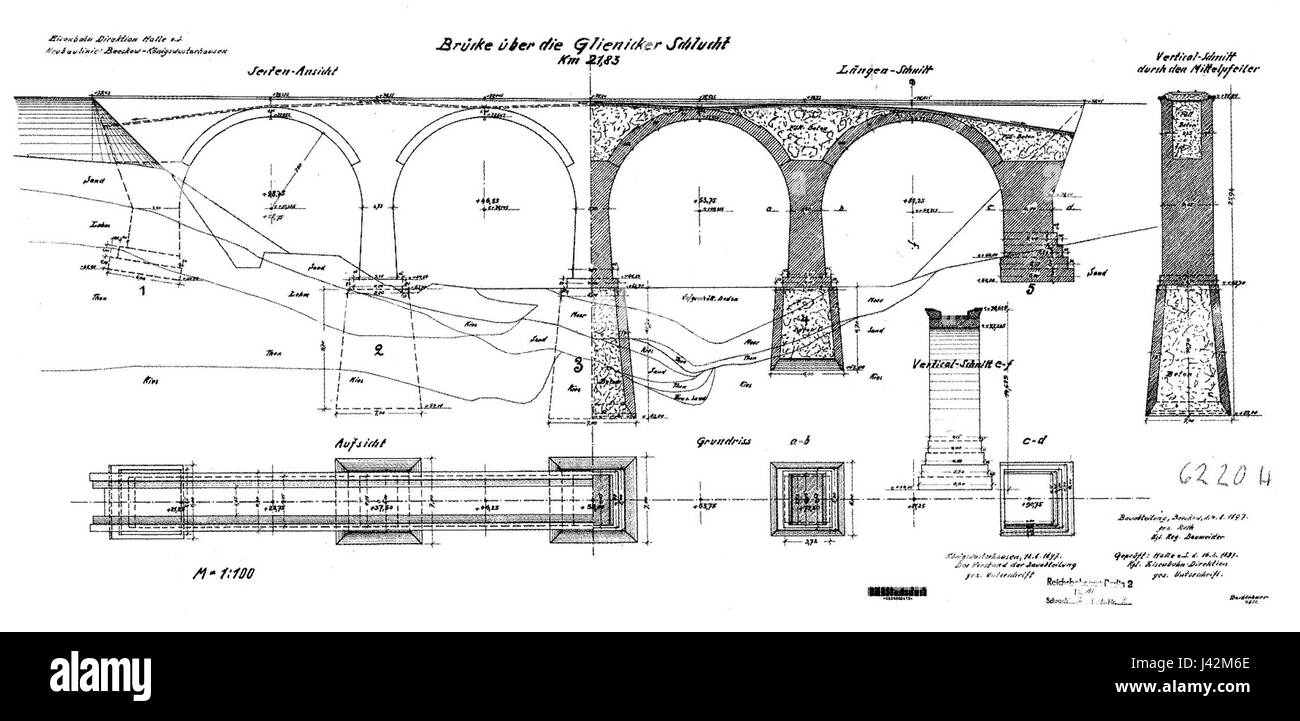 Le Viadukt Skizze de Lindenberger est un croquis du Viaduc de ...