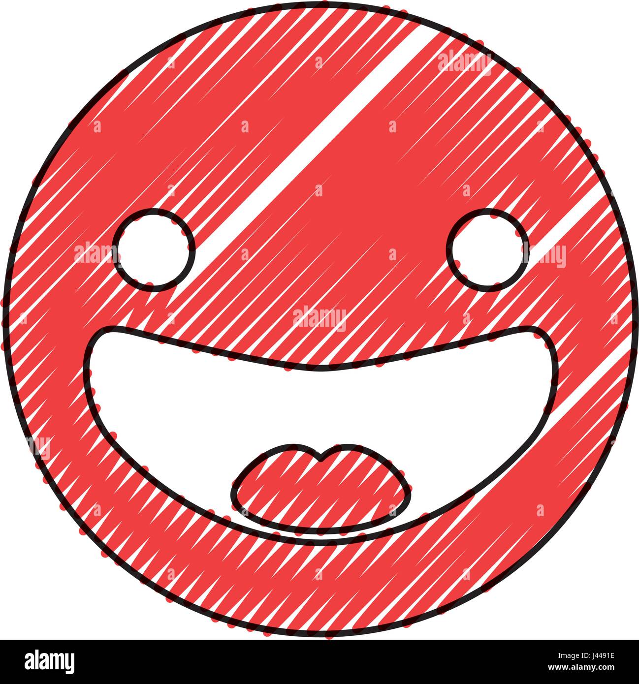 Symbole emoticon sourire Image Vectorielle Stock - Alamy
