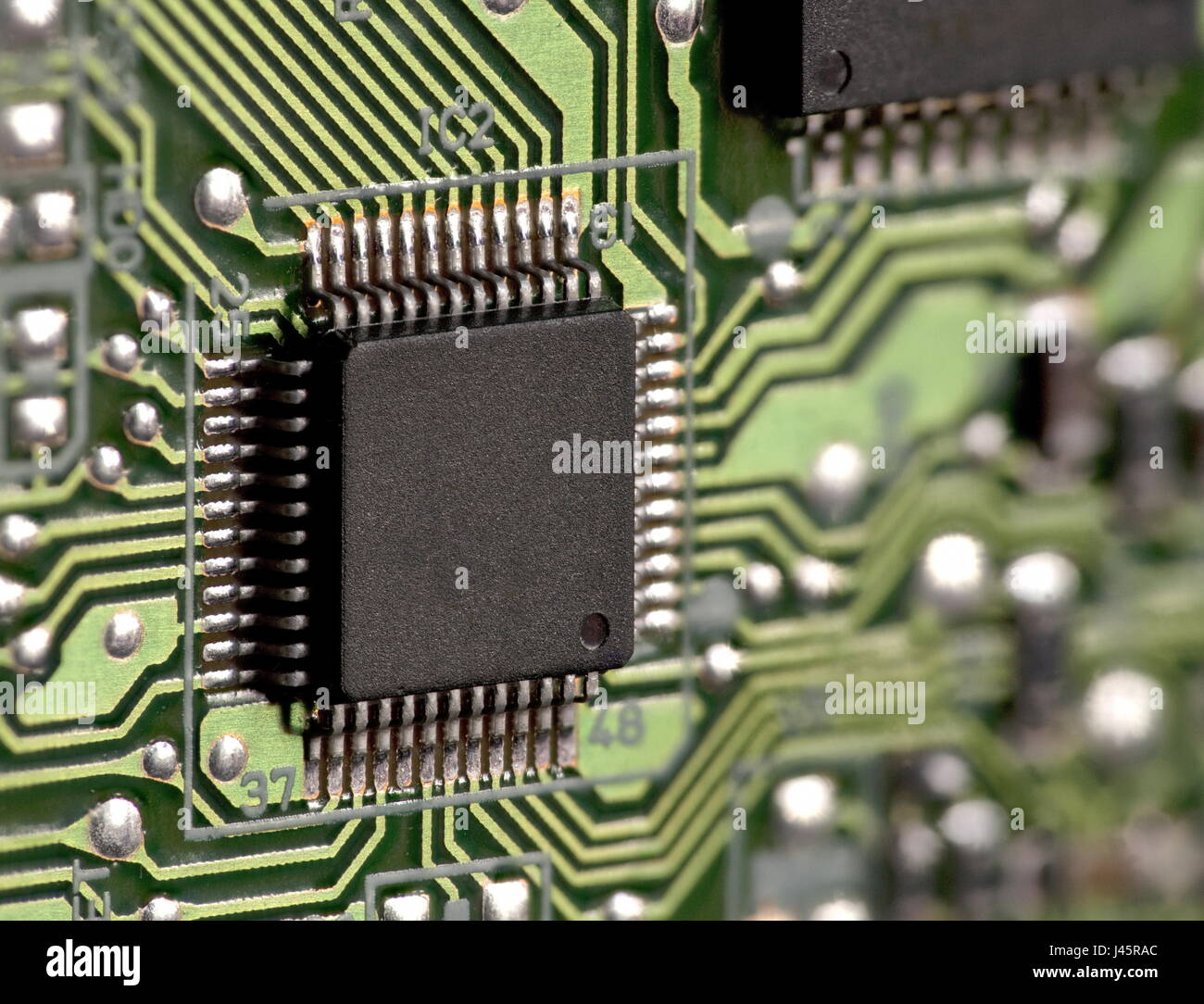 Gros Plan Circuit Intégré Banque d'image et photos - Alamy