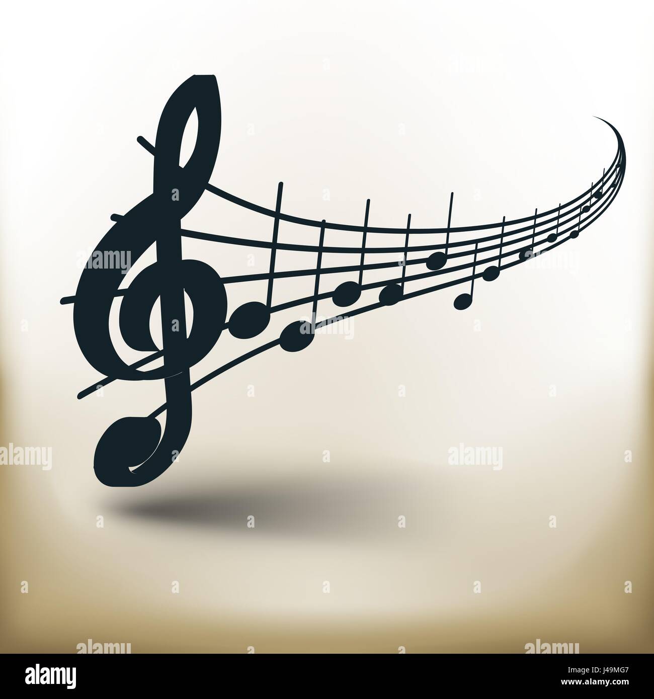Symbole De Notes De Musique Banque d'images vectorielles - Page 2 - Alamy