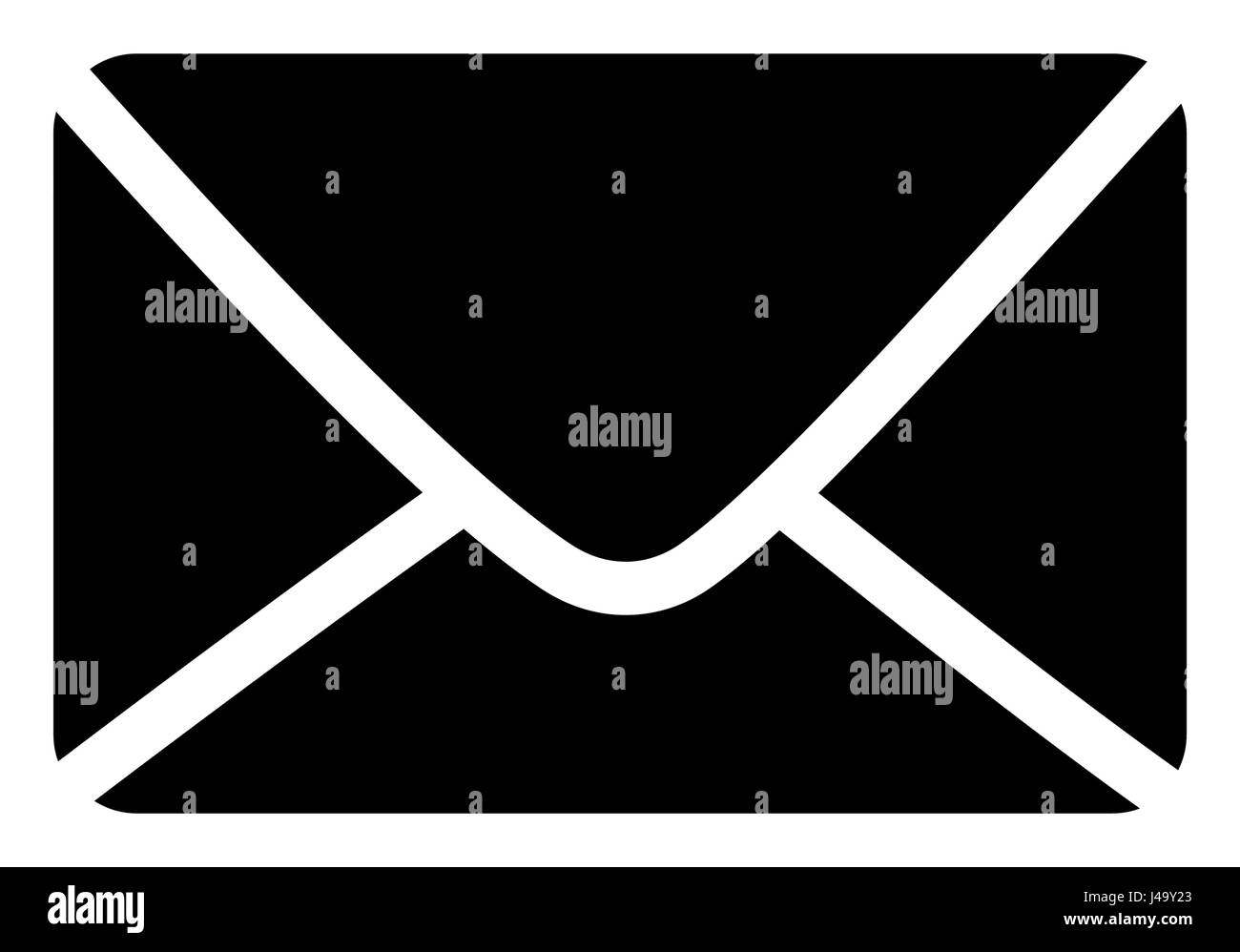 Le symbole e-mail ou par courrier Image Vectorielle Stock - Alamy