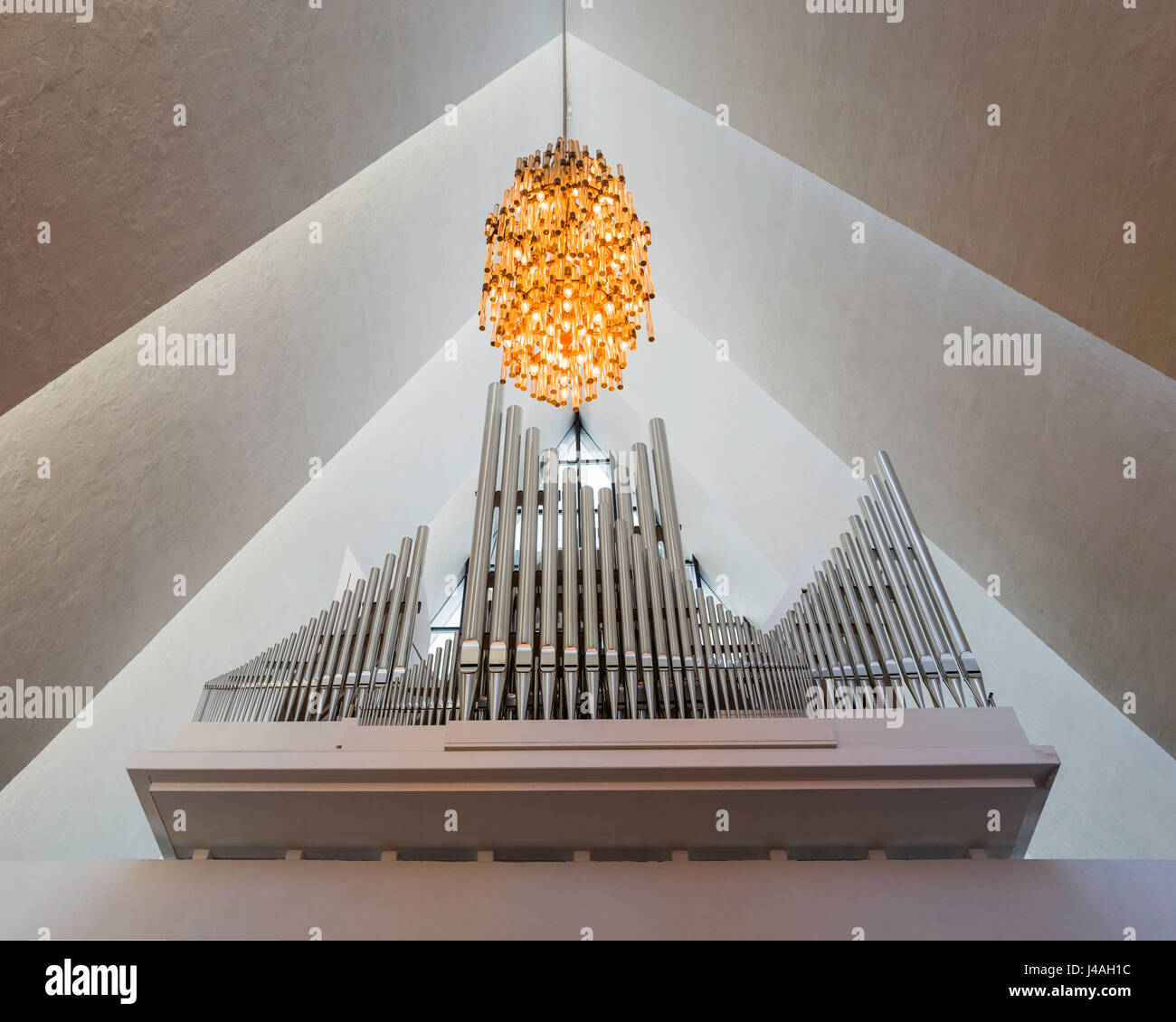 Les tuyaux d'orgue de la cathédrale arctique' ou 'Eglise Tromsdalen, un ...