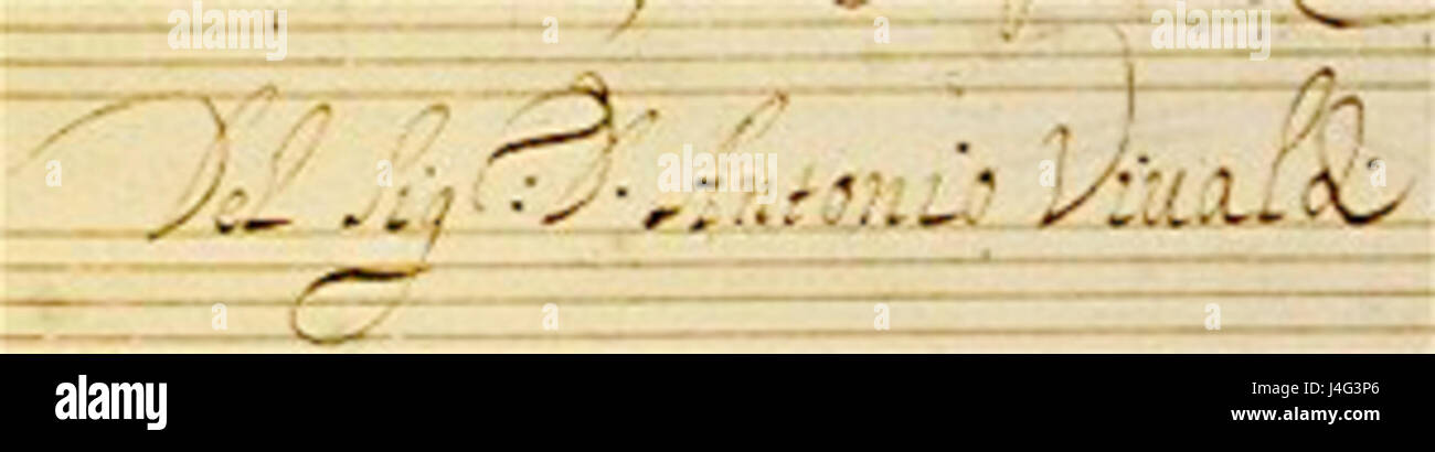 Vivaldi dessin Banque de photographies et d’images à haute résolution ...