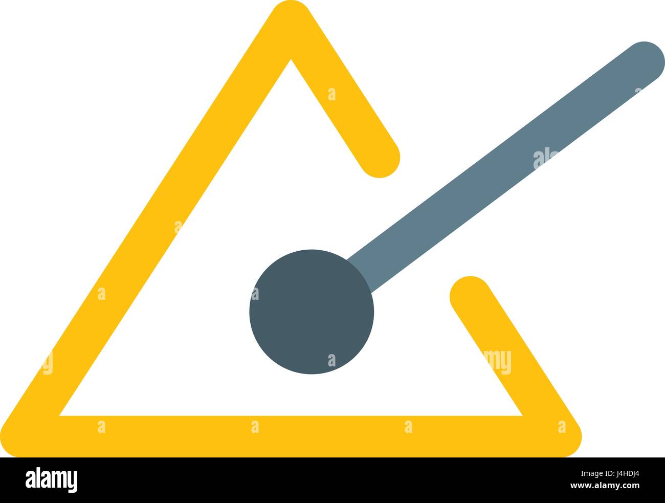 Triangle musical instrument Banque de photographies et d’images à haute ...