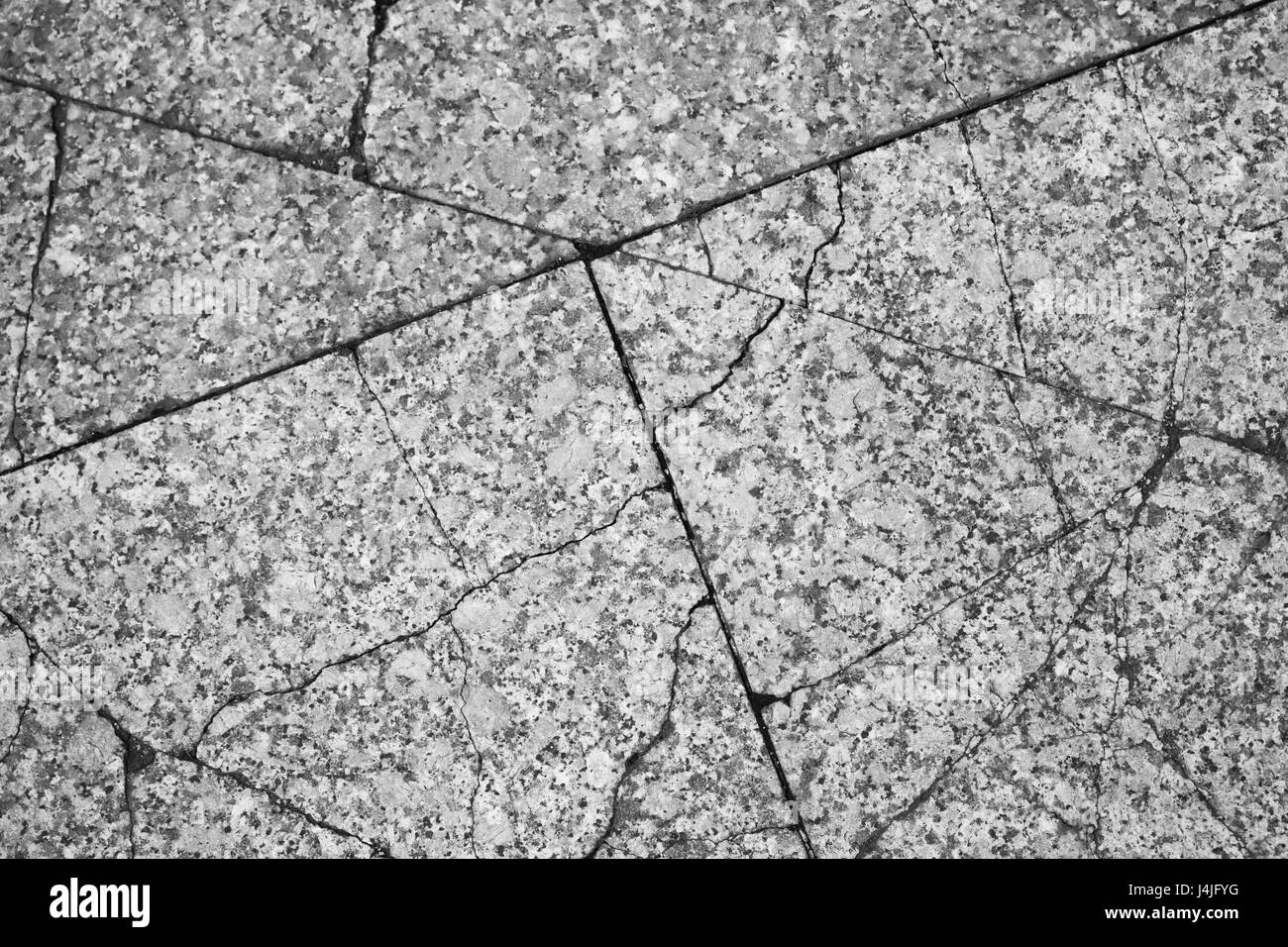 Granit gris fissuré. Sol en pierre, texture de fond plat Photo Stock ...