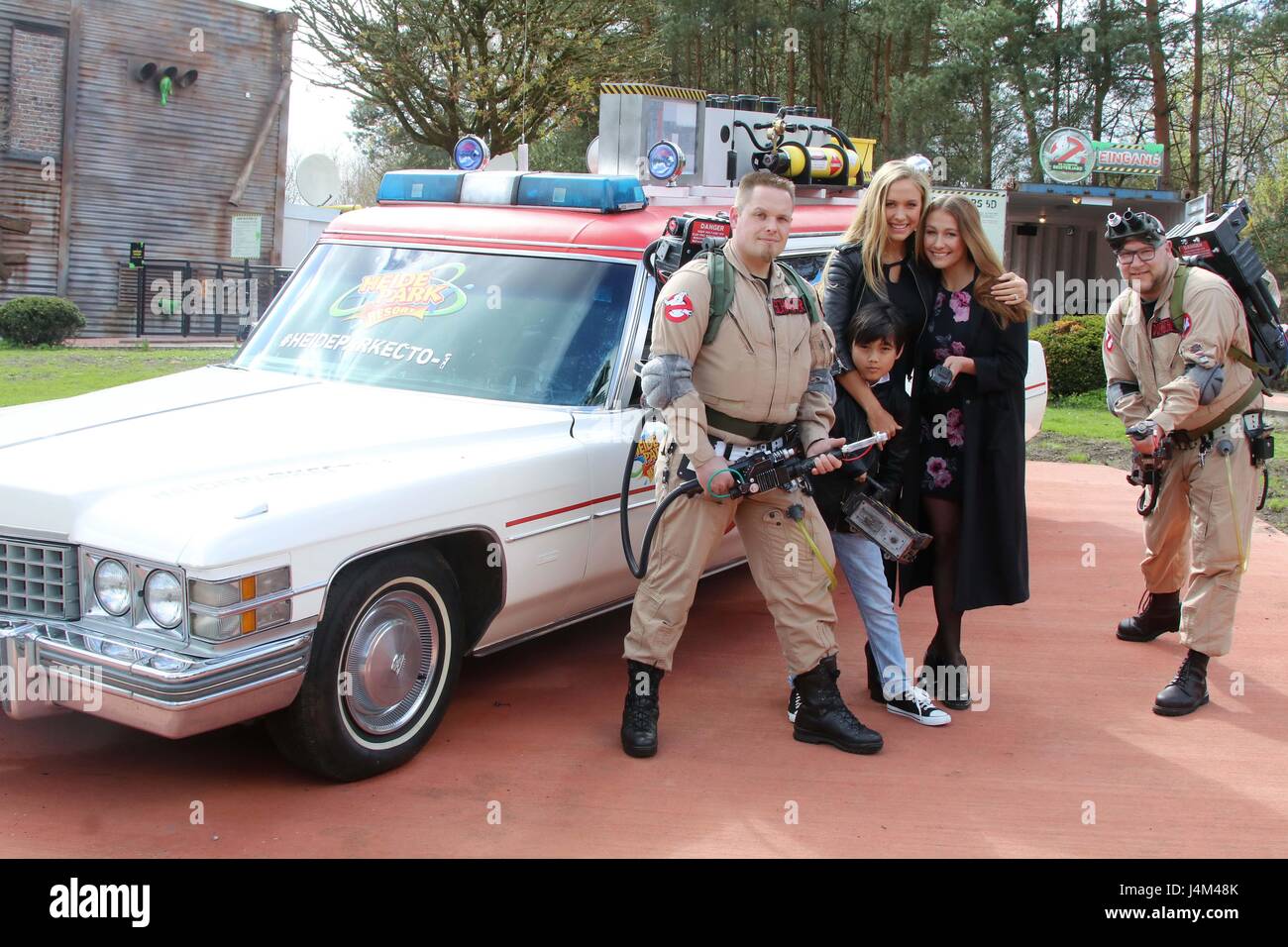 Inauguration de la nouvelle attraction Heide Park 'Ghostbusters' 5D à ...