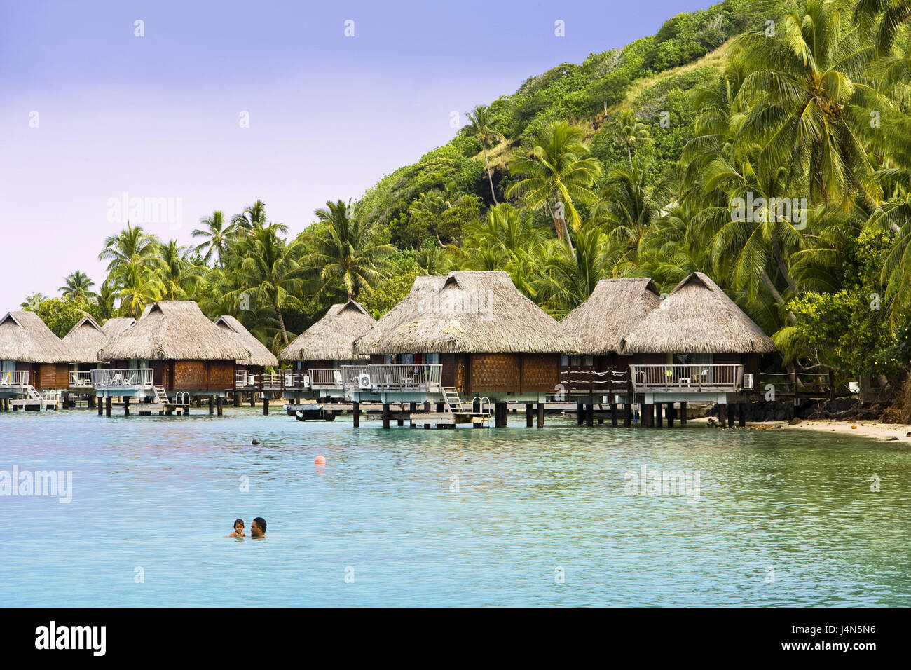 Matira plage bora bora Banque de photographies et d’images à haute ...