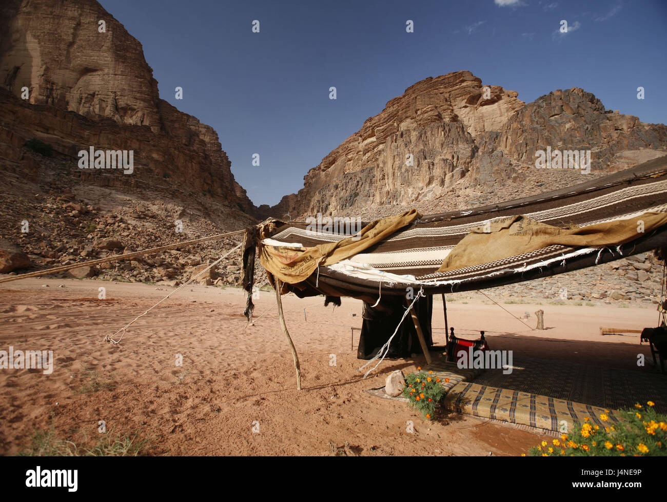Wadi rum bedouin camp Banque de photographies et d’images à haute ...