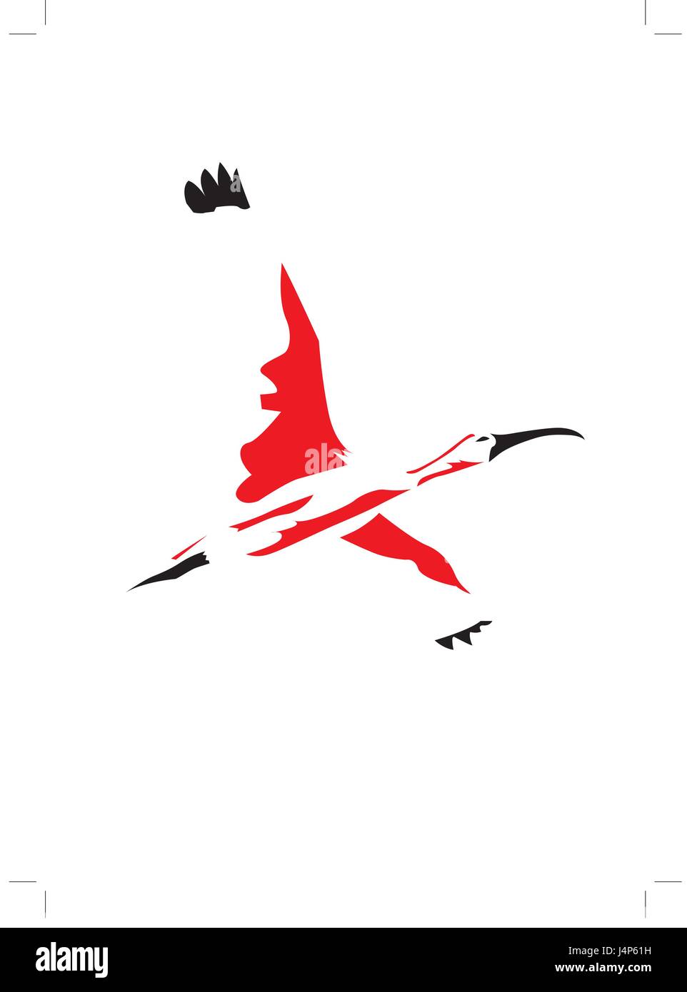 Logo ibis Banque d'images vectorielles - Alamy