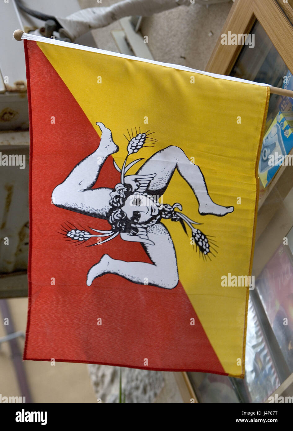Drapeau De La Sicile Banque d'image et photos - Alamy