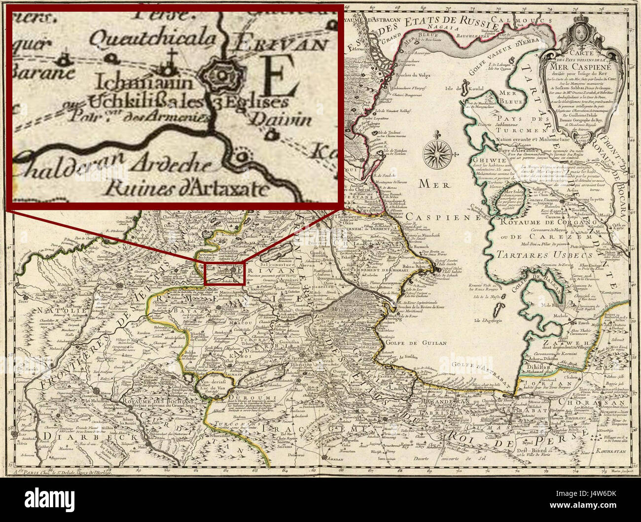 Delisle map Banque de photographies et d’images à haute résolution - Alamy