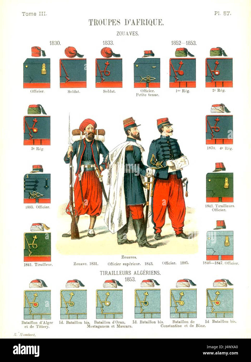 Uniformes militaires francais algerie Banque de photographies et d ...