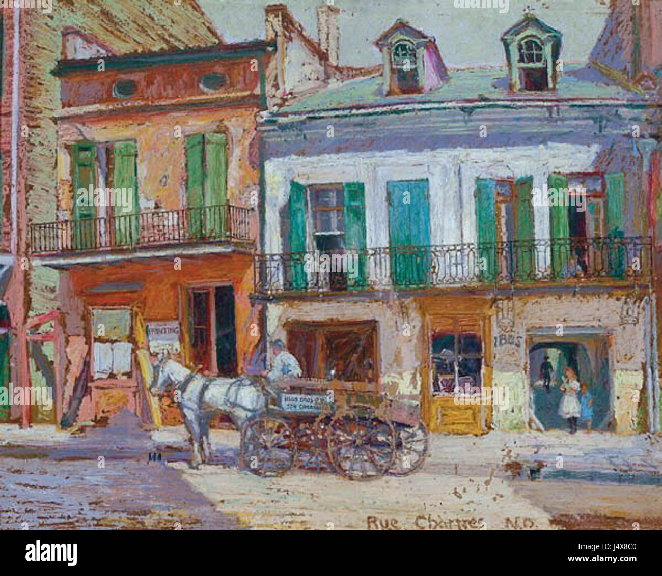 Chartres street new orleans louisiana Banque de photographies et d ...