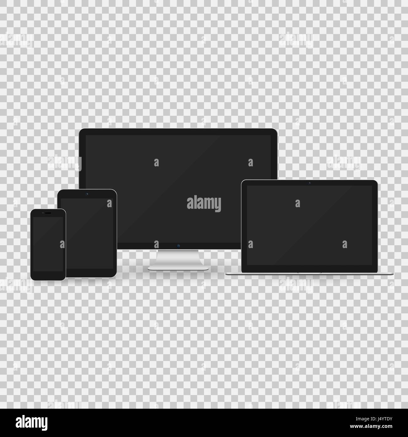 écran maquette Banque d'images vectorielles - Alamy