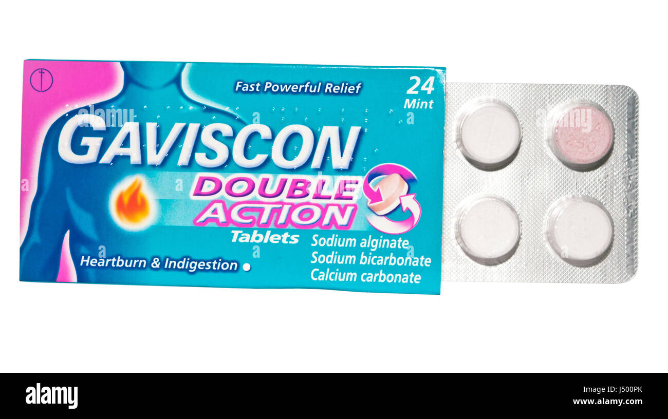 Gaviscon comprimés double action Banque de photographies et d’images à ...
