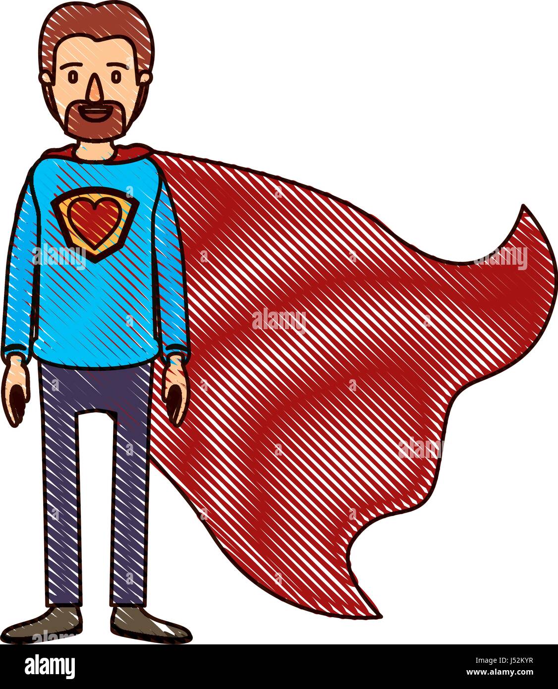 Super Hero Cartoon Banque d'image et photos - Alamy