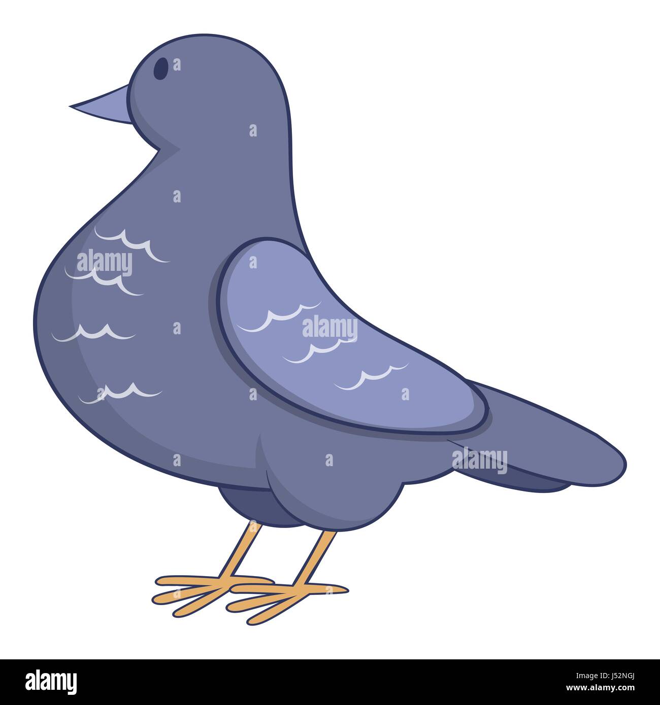 L'icône de colombe. Cartoon illustration de l'icône vecteur dove pour ...