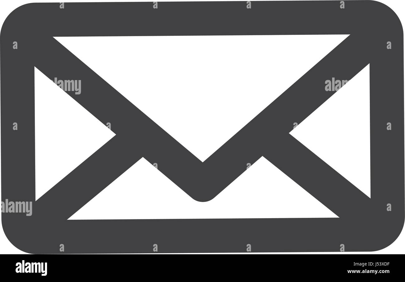 Pictogramme enveloppe de message Image Vectorielle Stock - Alamy