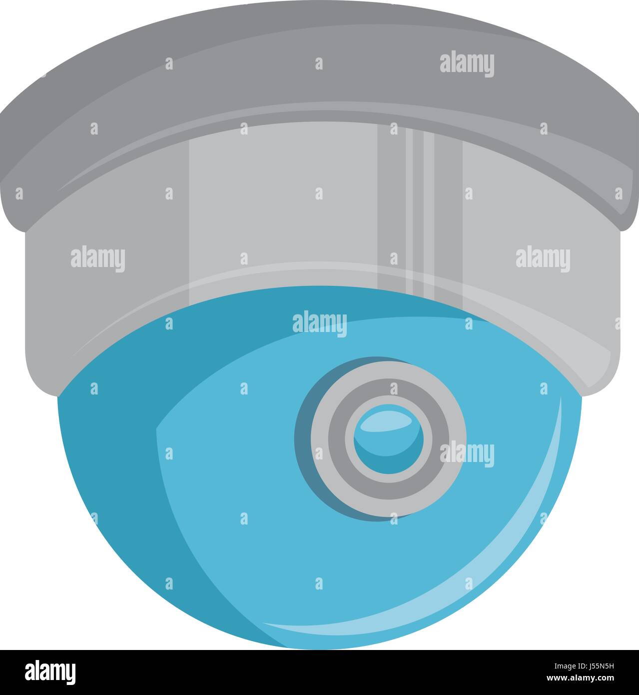 Dome cctv camera Banque d'images vectorielles - Alamy