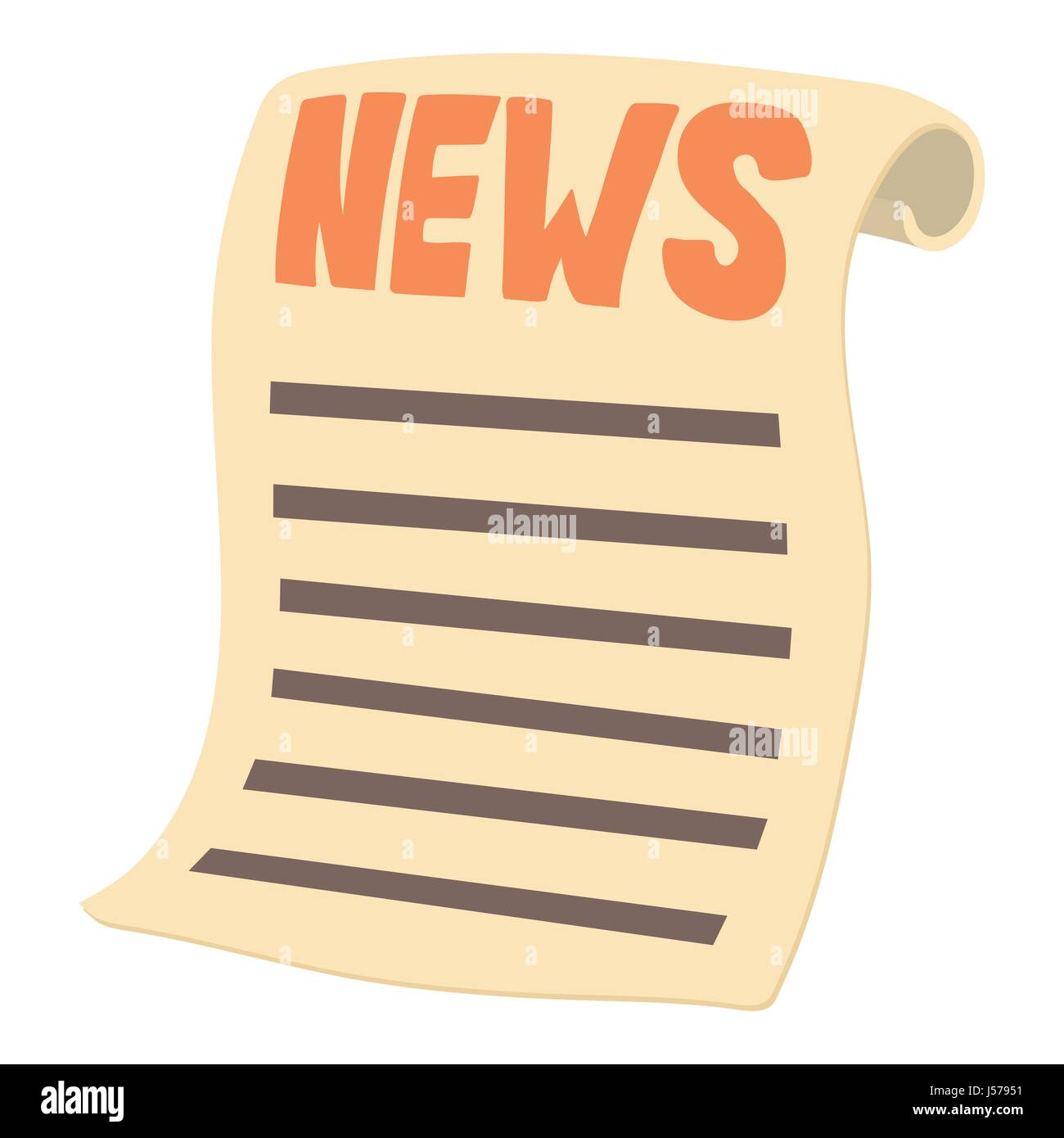 Rack de journaux Banque d'images vectorielles - Alamy
