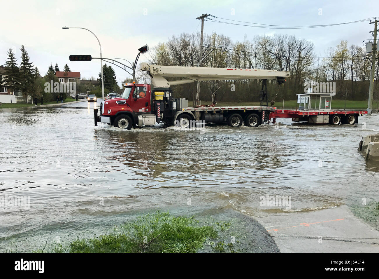 L'inondation de la ville - Montréal - Canada Photo Stock - Alamy