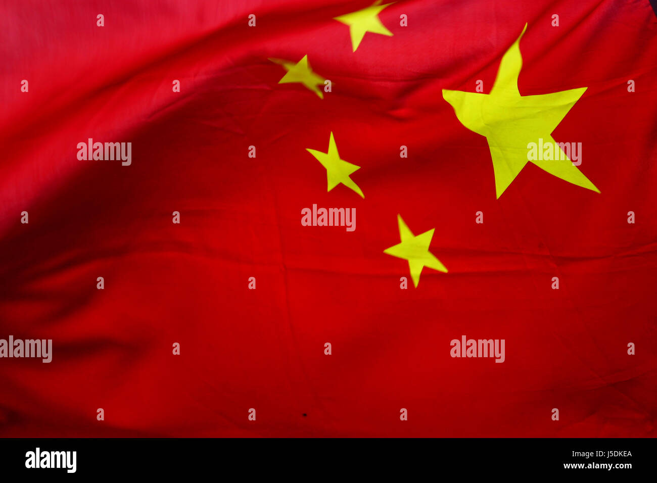 Drapeau chinois Banque de photographies et d’images à haute résolution ...