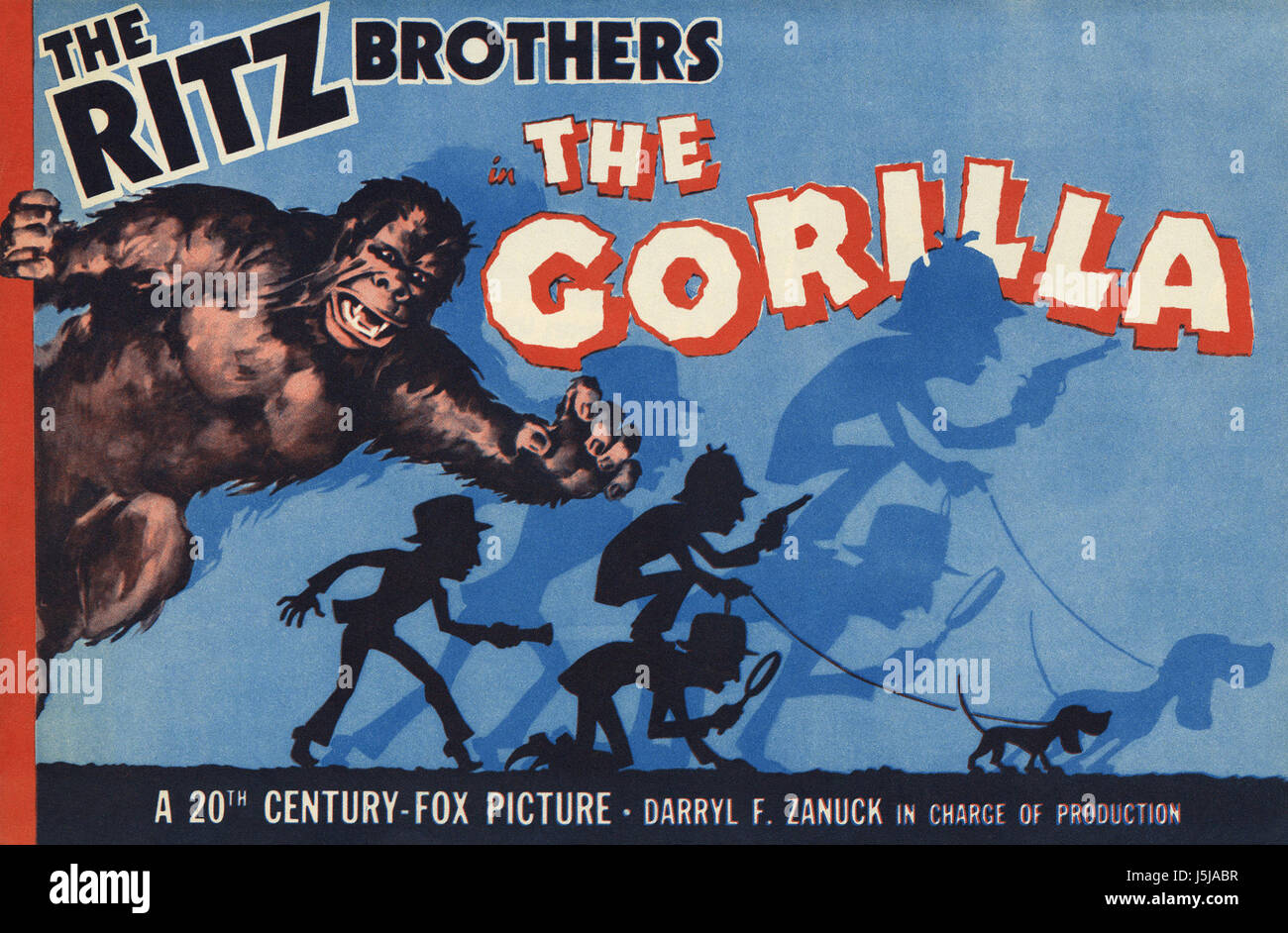 Le gorille 1939 20th Century Fox Film avec le Ritz Brothers Photo Stock ...