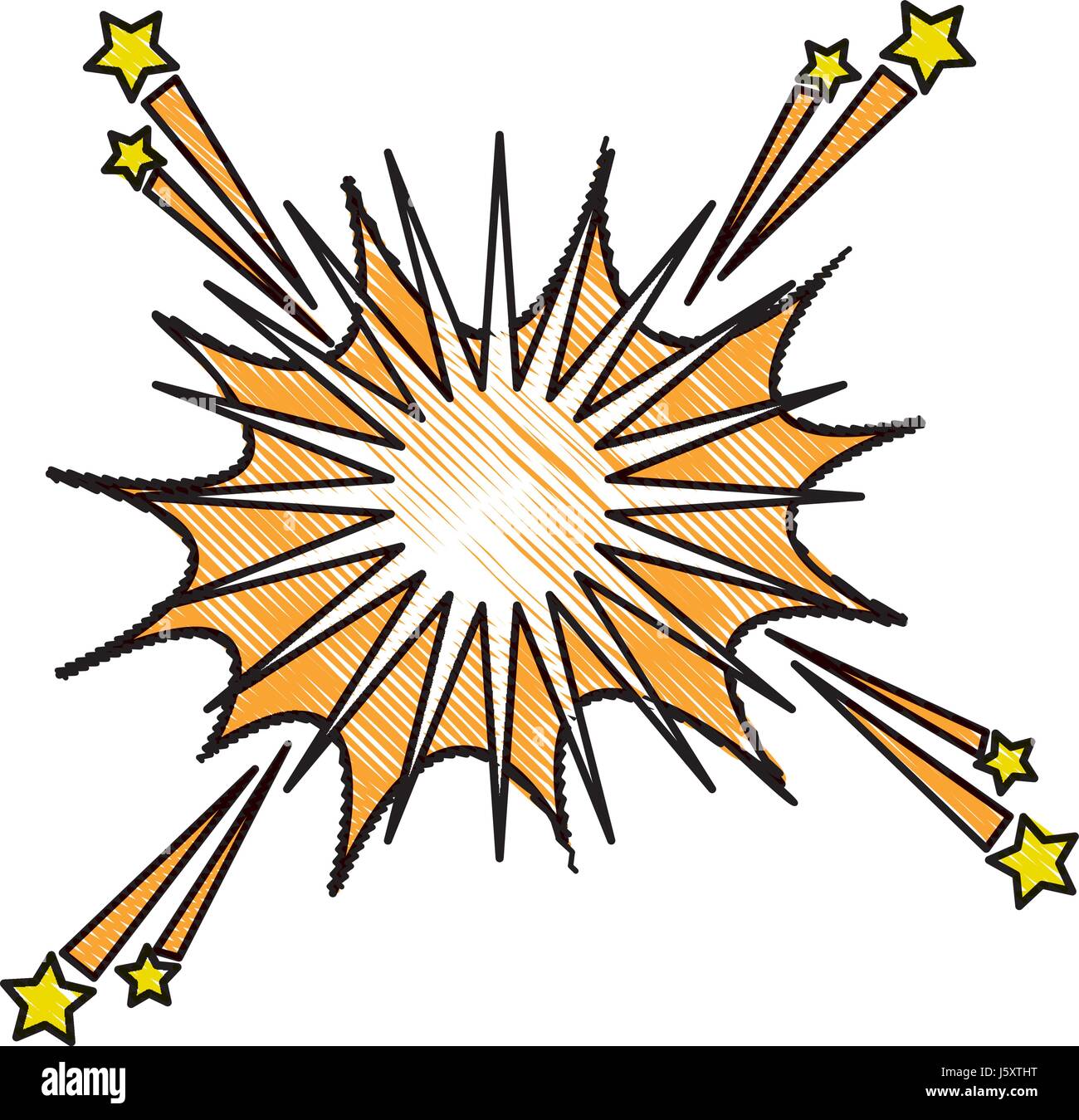 Bande dessinée dessin discours bulle pop art explosion Image ...