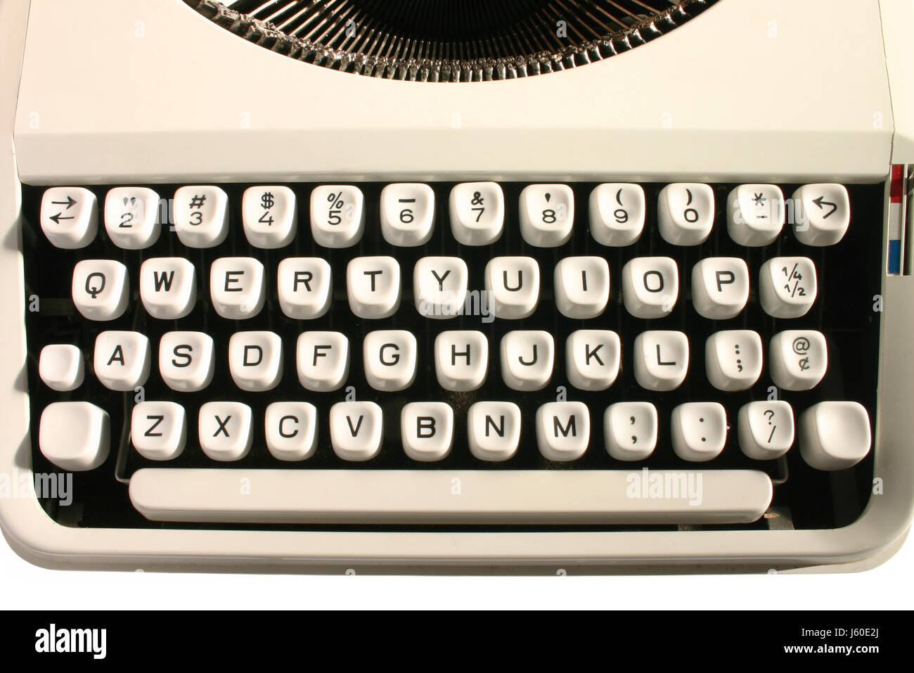 Machine à écrire des lettres clés anciens boutons type fermer écrire ...