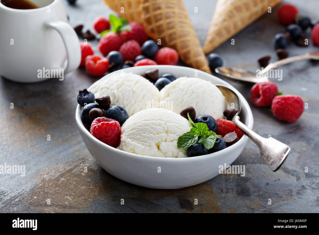 Vanilla ice ceram Banque de photographies et d’images à haute ...