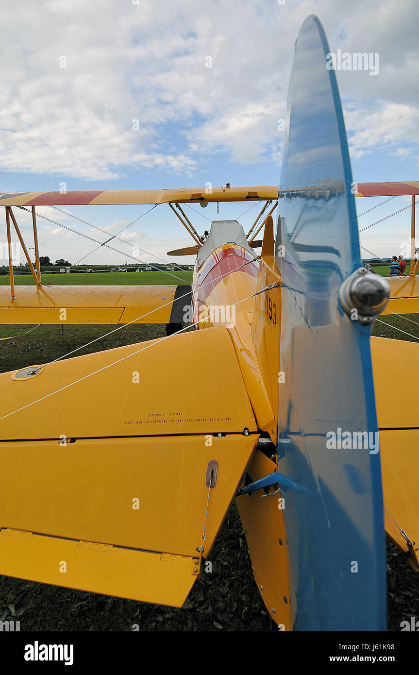 Avion biplan avion avion Banque de photographies et d’images à haute ...