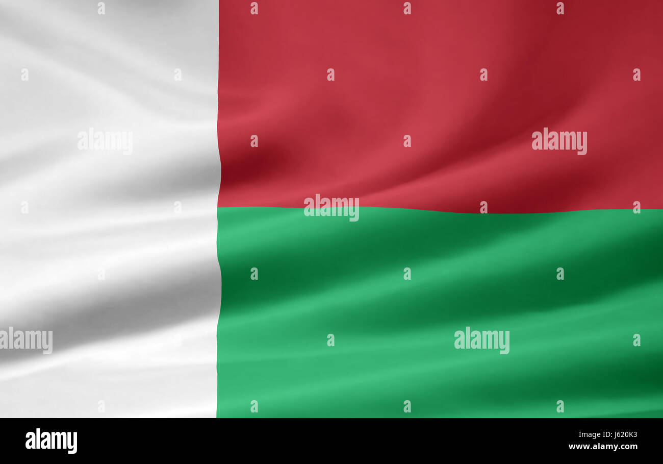 Drapeau madagascar Banque de photographies et d’images à haute ...