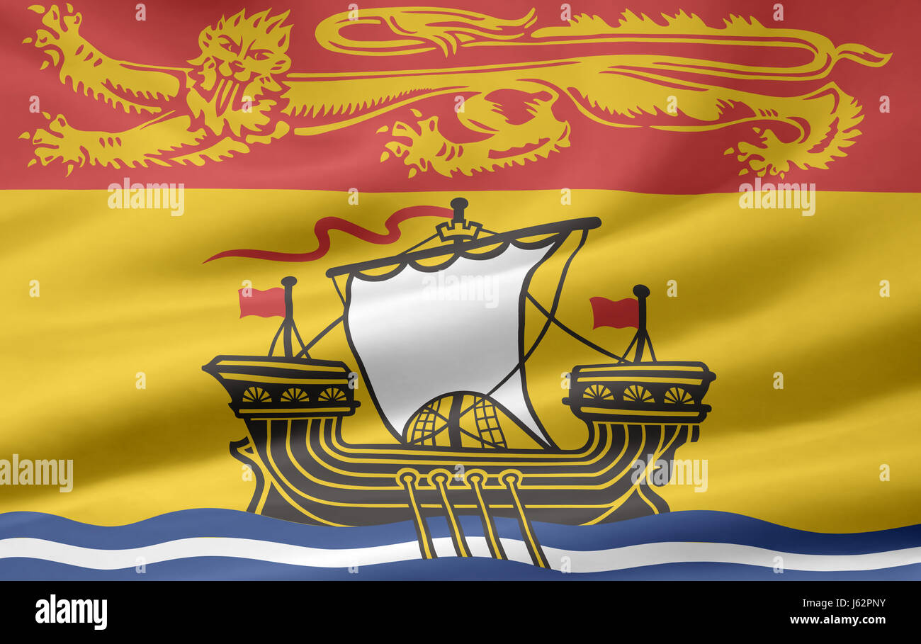 Drapeau du nouveau brunswick Banque de photographies et d’images à ...