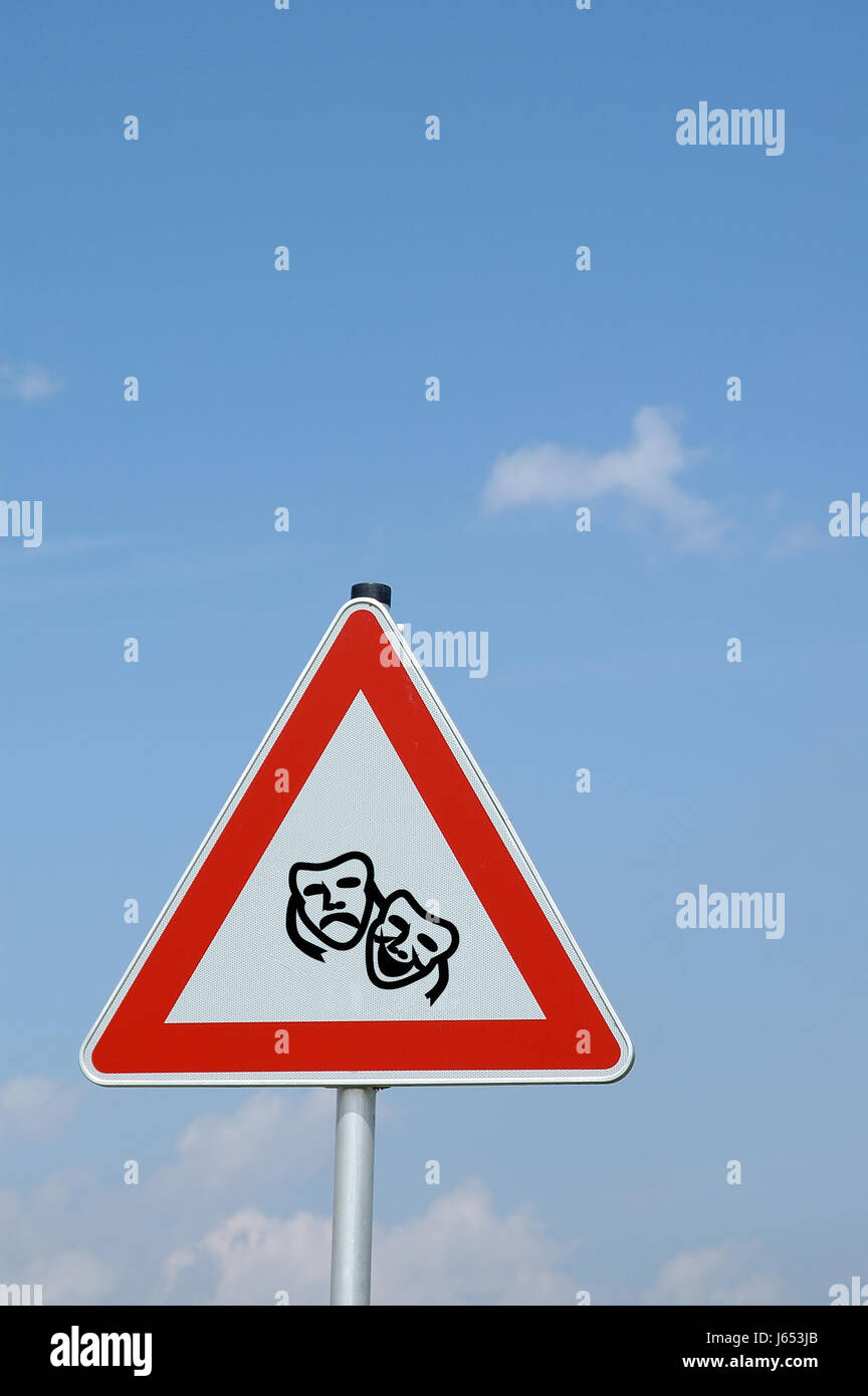 Signal signe composition photo panneau de circulation mock pictogramme ...