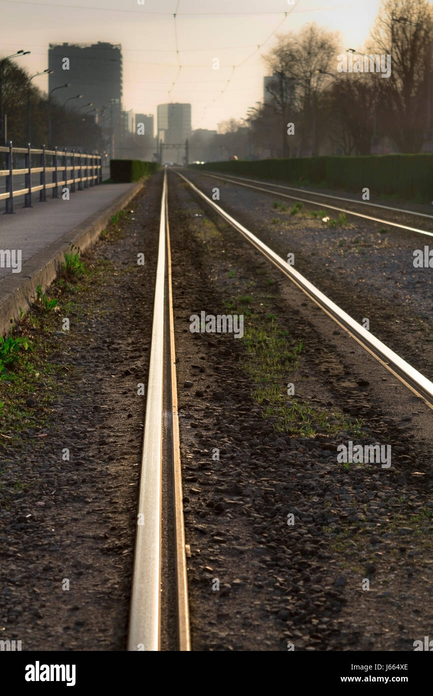 Tramway rails Banque de photographies et d’images à haute résolution ...