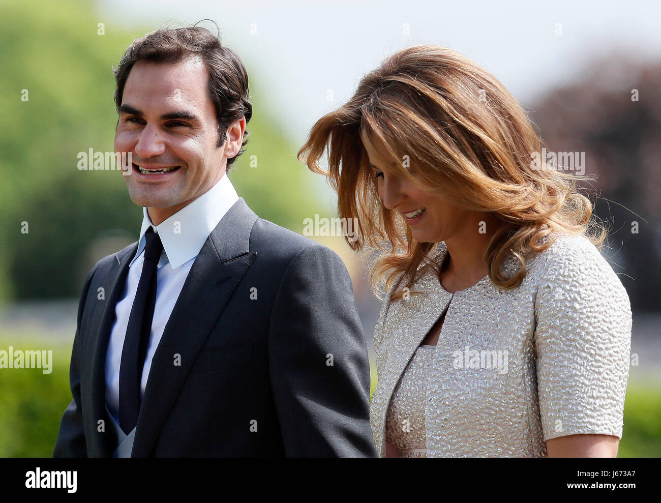 Roger federer wife mirka arrive Banque de photographies et d’images à ...