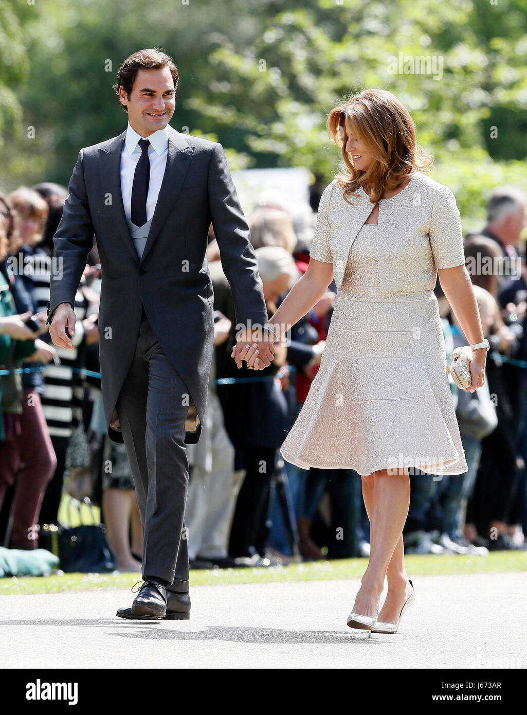 Roger federer wife mirka arrive Banque de photographies et d’images à ...