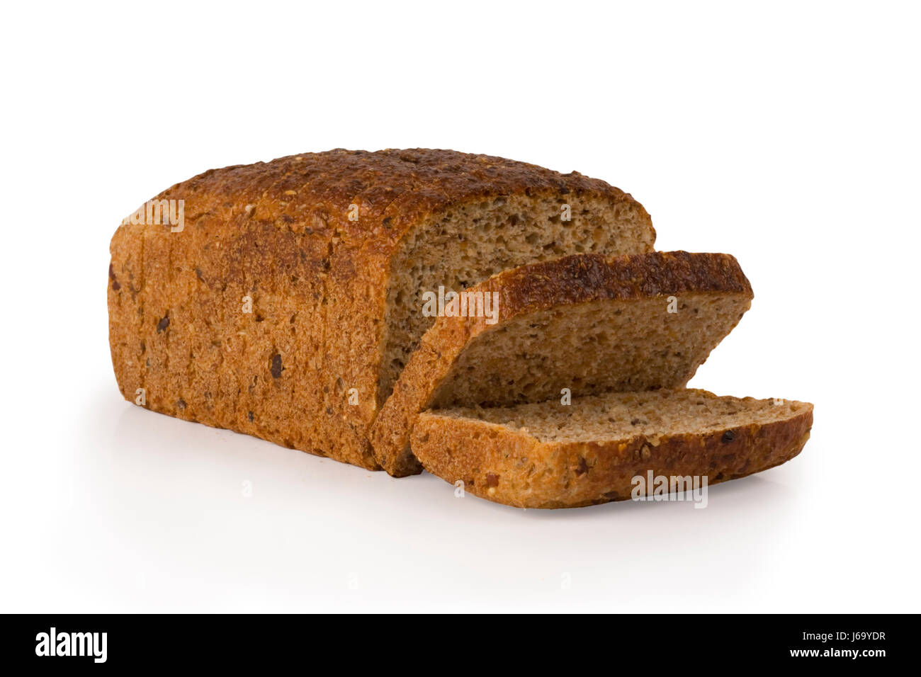 Pain brun brun croûte brune semences céréales petit déjeuner nourriture ...
