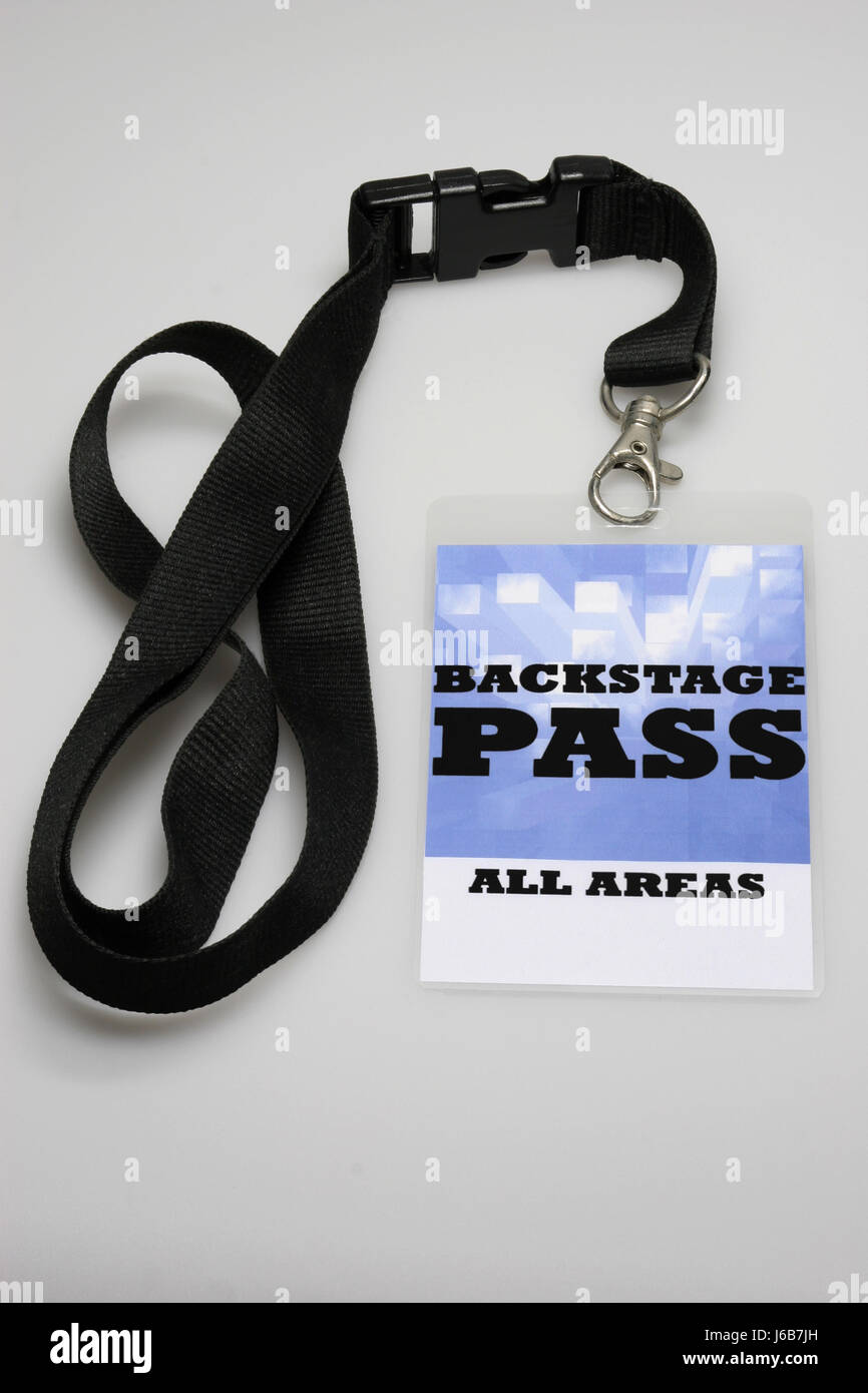Backstage pass Banque de photographies et d’images à haute résolution ...